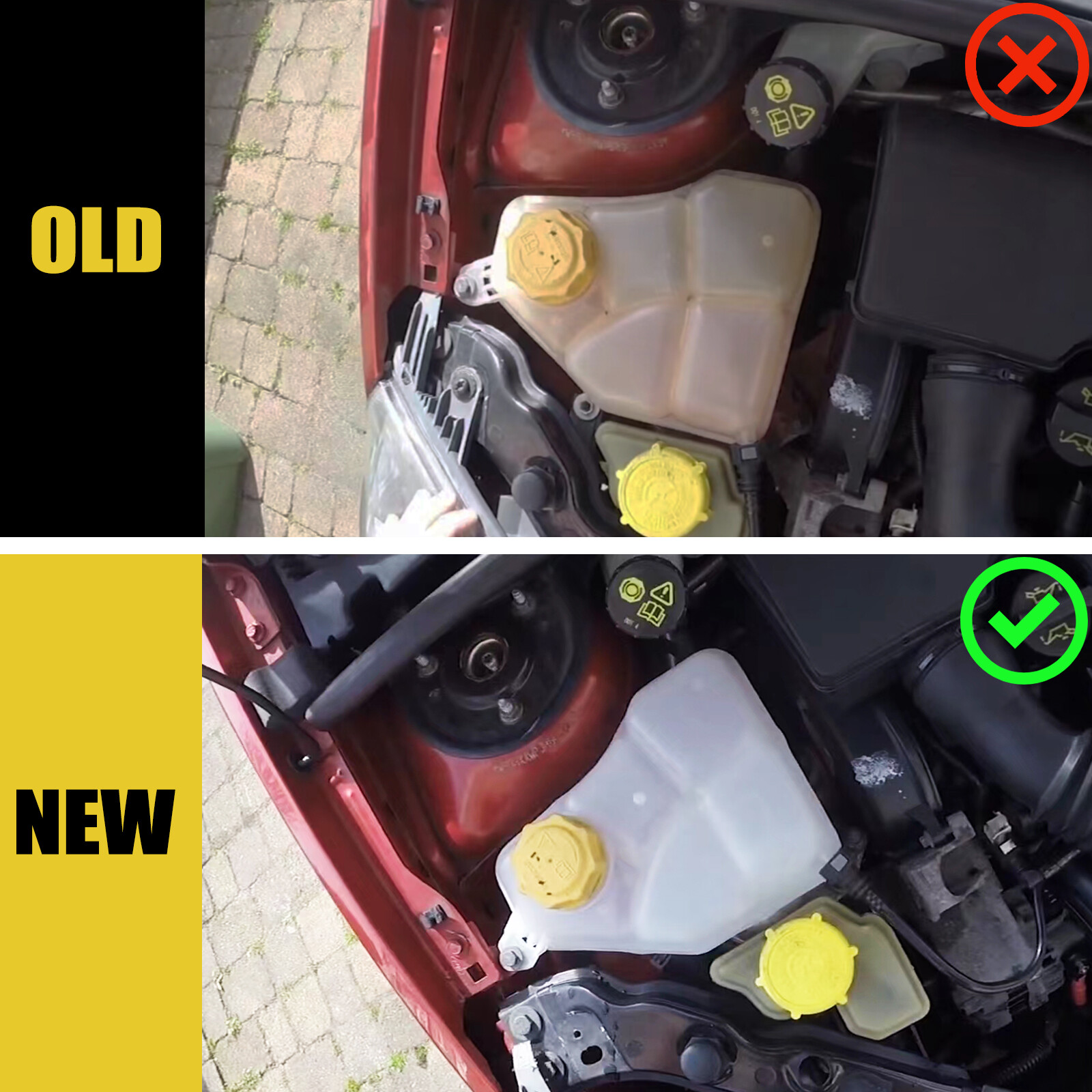 Radiator Coolant Bottle Tank For Mazda 2 Ford Fiesta MK6 Fusion 1221362 ...