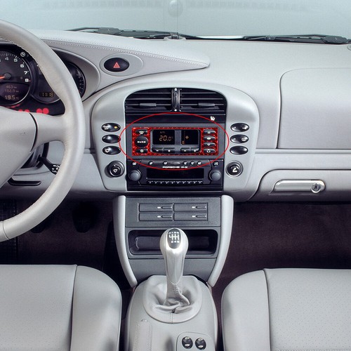 Red Carbon Fiber Interior Cover Trim for Porsche Boxster/996 1998-2004 ...