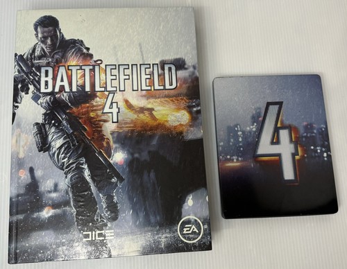 Battlefield 4 Metal Steel Book Case (Microsoft, Xbox 360) & Hardcover ...