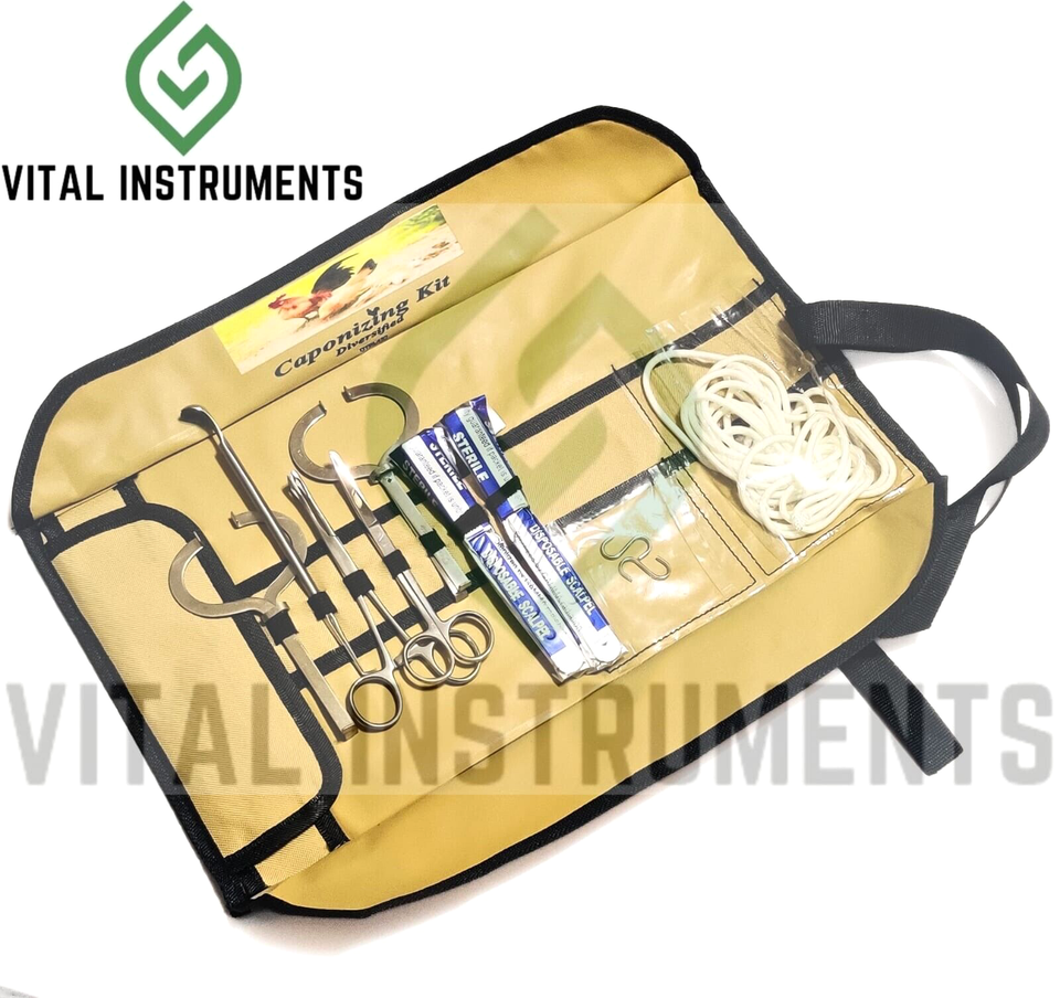 Caponizing Kit Custom Made for Bird Capon Chicken Cockerel Rooster ...