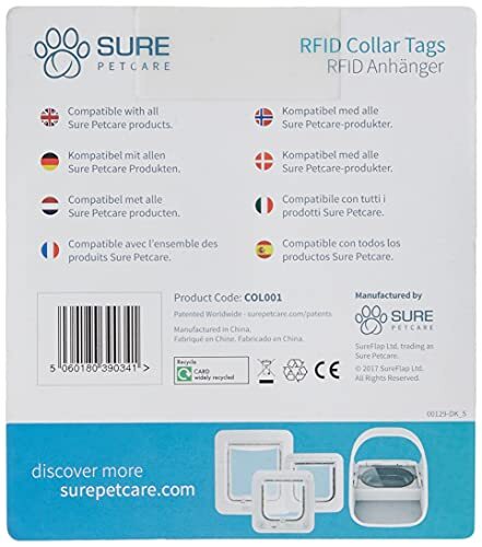 SureFlap RFID Collar Tags for Non-Microchipped Pets Pack of Two | eBay