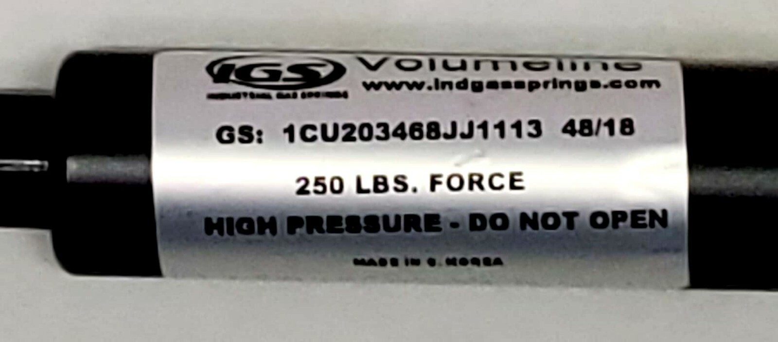 NEW IGS 1CU203468JJ1113 Volumeline 48/18 250 lbs High Pressure Force ...