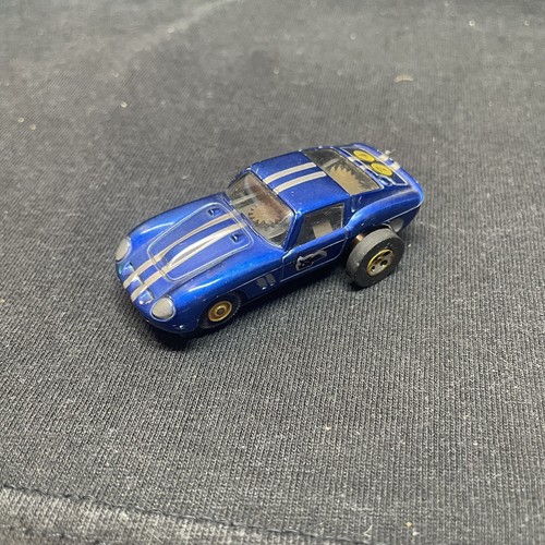 HO SLOT CAR - Aurora T-Jet, 1960s, Thunderjet Cobra blue w/ silver ...