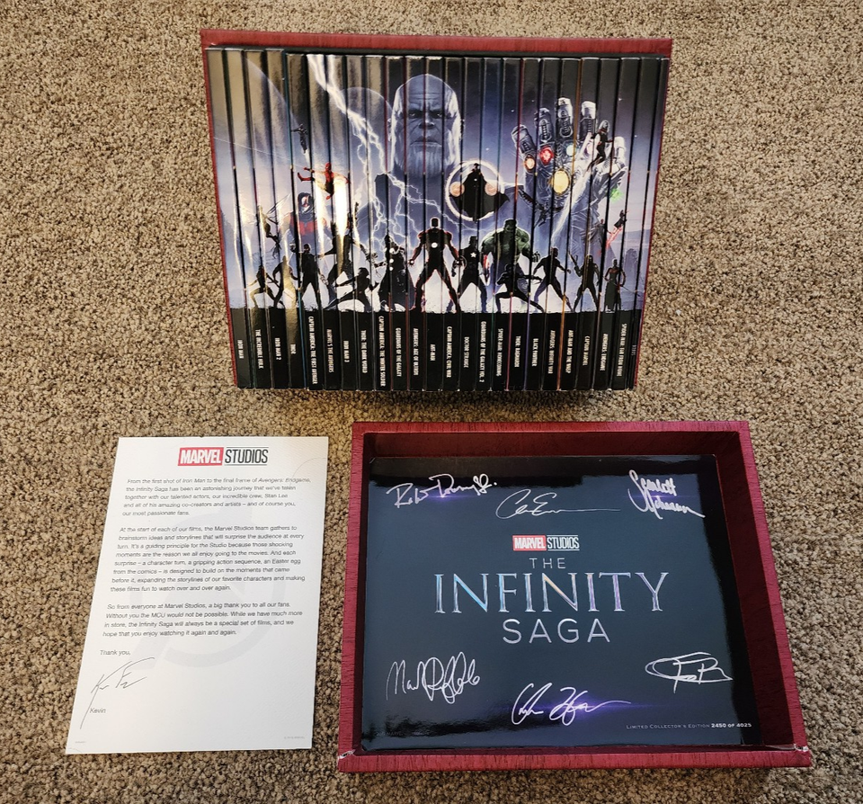 Limited Box Set 2450/4025 Marvel The Infinity Saga Box Set (4K UHD ...