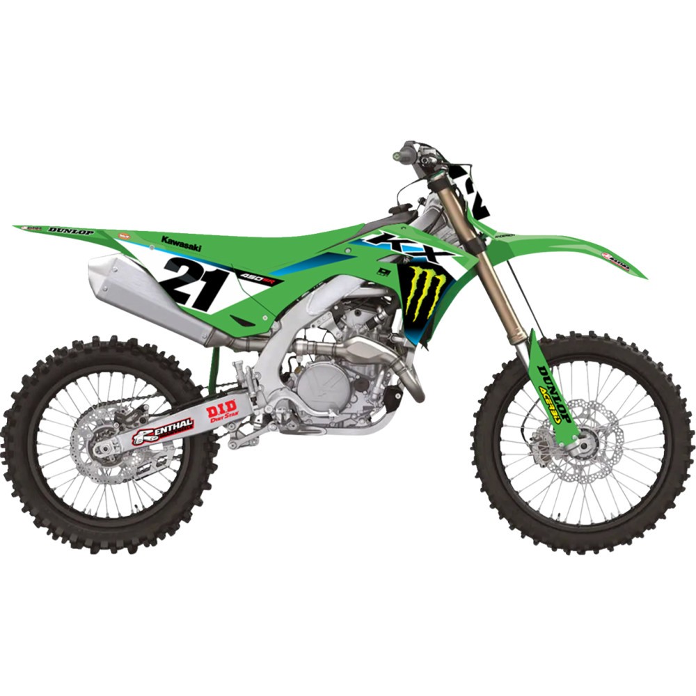 DCOR - 20-20-825 - 2025 Monster Energy Complete Graphic Kit, White ...