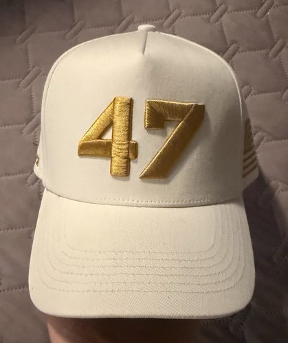 Charlie Kirk-White 47 Cap-Turning point USA Hat (AUTHENTIC) NEW | eBay