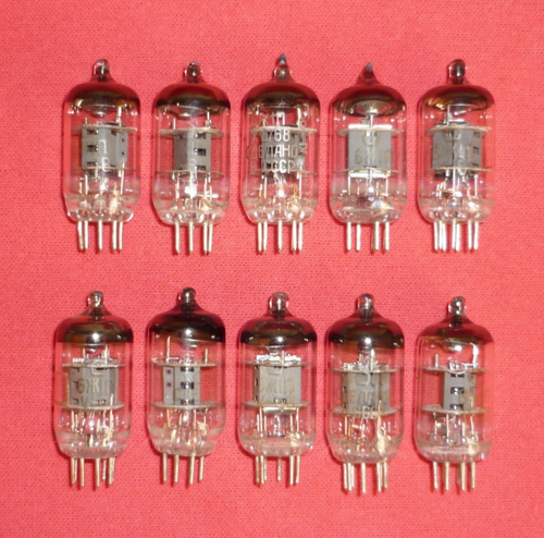 10pcs. 6J1P / 6Ж1П = 6AK5, EF95, 6F32 High-frequency pentode NEW ...