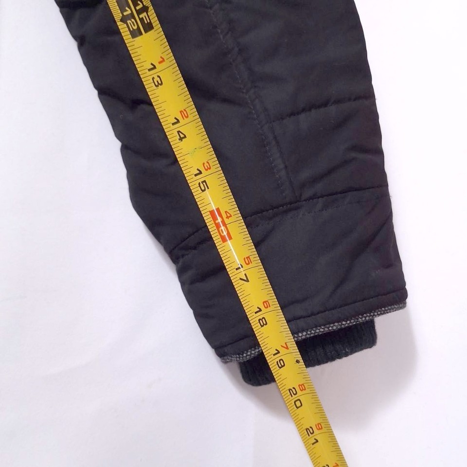 Marc Anthony Wool Quilted Field Jacket Coat Mens S Ribbed Cuff Full Zip ...