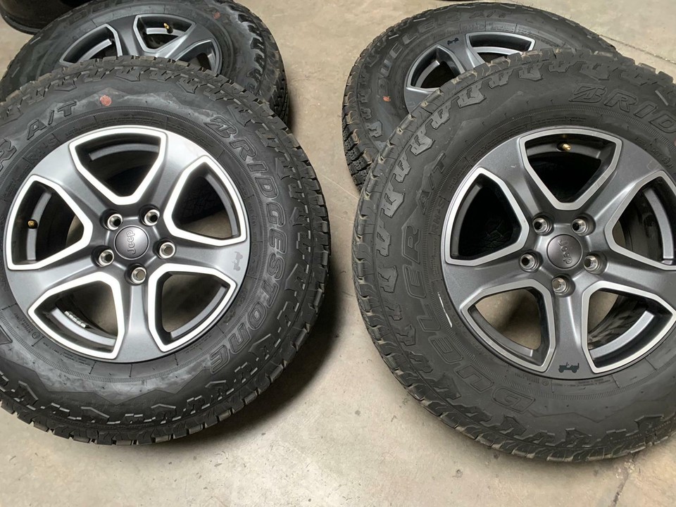 17" Jeep Wrangler WILLY RUBICON Gladiator OEM Wheels Rims Tires 9217 ...