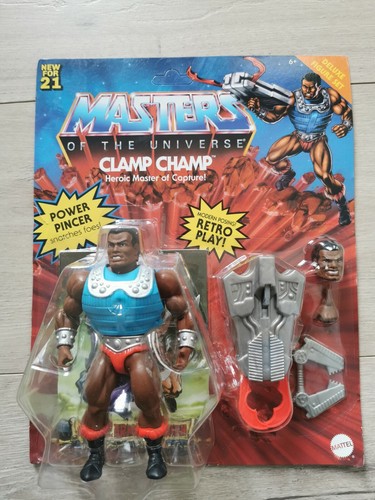 Masters of the universe origin Deluxe Clamp Champ motu | eBay Australia