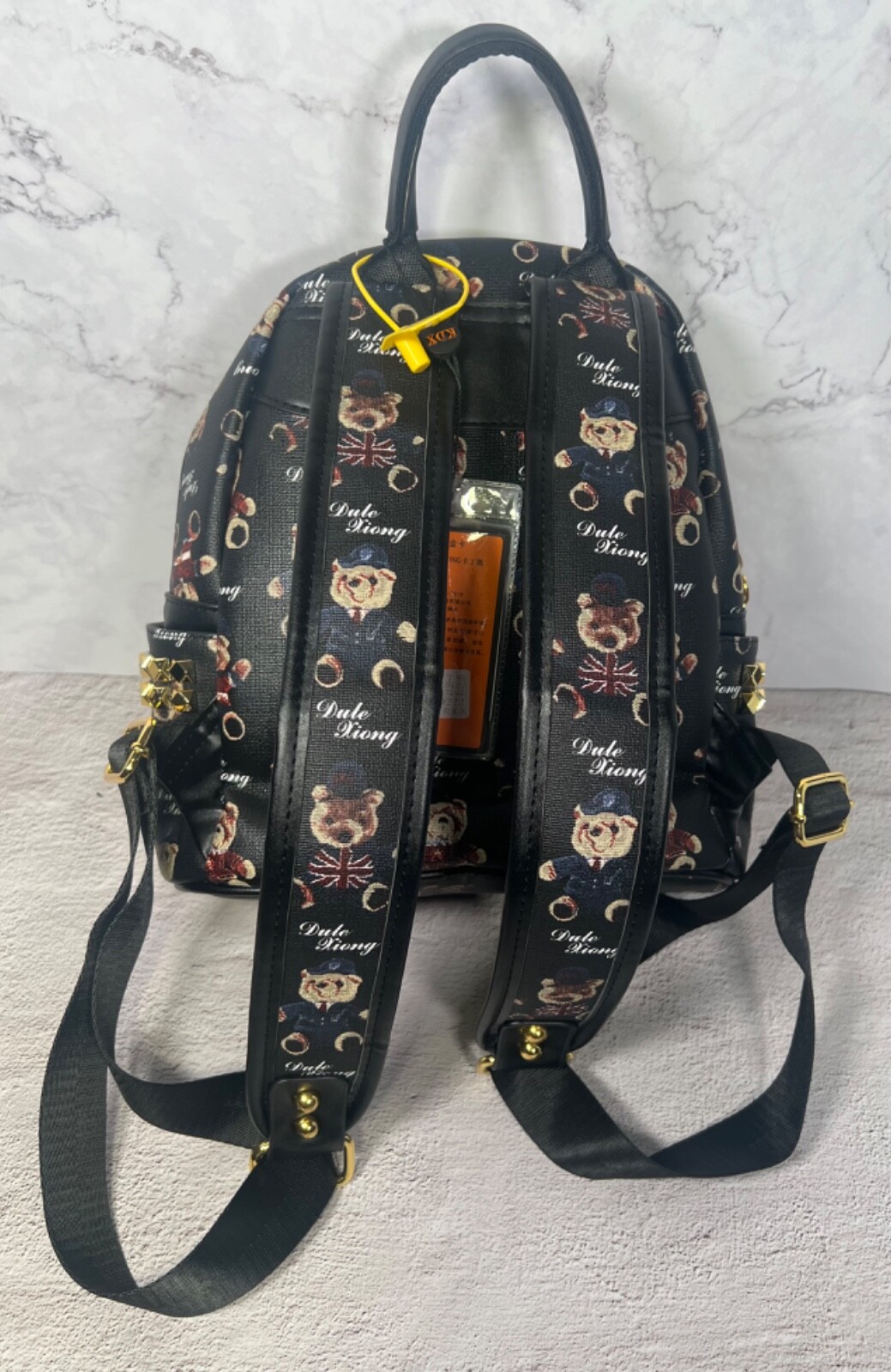 Dule Xiong Fashion Bear Backpack Black | eBay