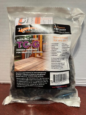 Tiger Claw Hidden Stainless Steel Deck Fastener Black Oxide 50 SQ FT ...