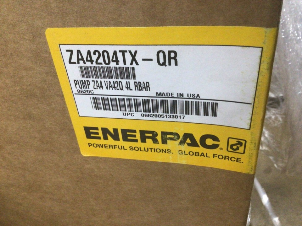 Enerpac ZA4204TX-QR Air Powered Torque Wrench Hydraulic Pump ZA4 VA42Q ...