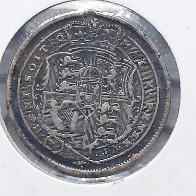 Great Britain England UK 1817 SILVER Sixpence 6P 6 Pence King George ...