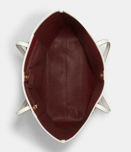 Coach Khaki/Chalk/Multi Signature Coated canvas Love print City Tote ...