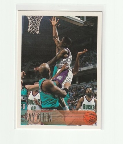 1996-97 Topps #217 Ray Allen RC Rookie Milwaukee Bucks | eBay