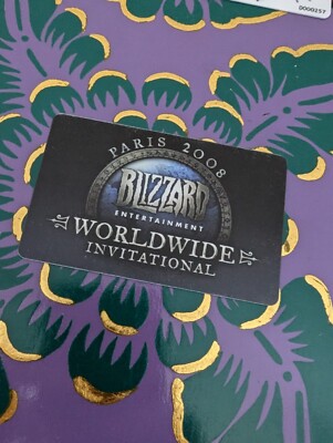 World of Warcraft: PARIS BLIZZCON 2008 TYRAEL HILT Card - Unscratched ...