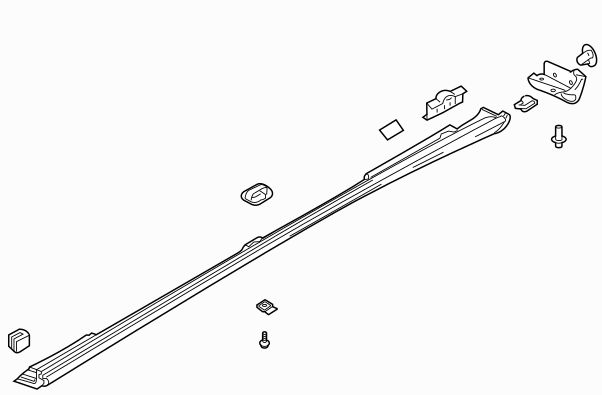 MAZDA Genuine 2017-2021 CX3 CX-3 Rocker Panel Molding ' RH Moulding ...