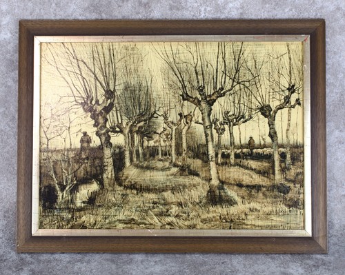 Van Gogh Drawings: Pollard Birches Lithograph | eBay