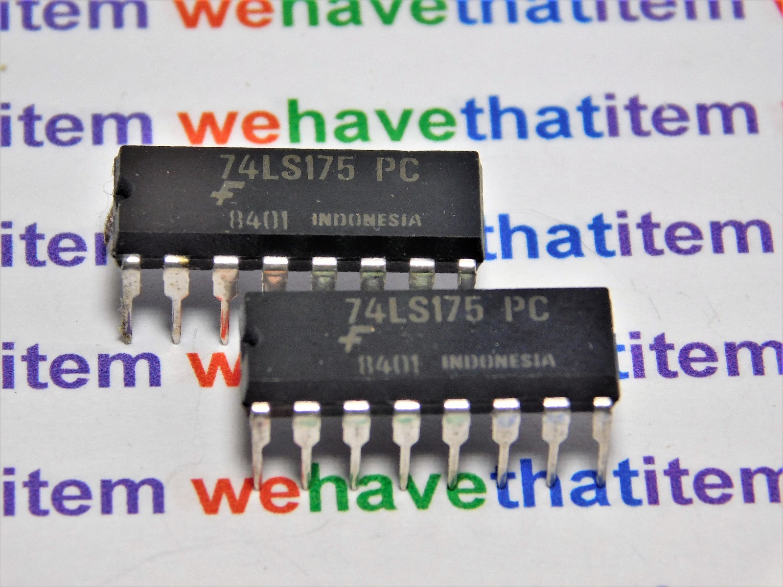 74LS175 PC / IC / DIP / 2 PIECES (qzty) | eBay