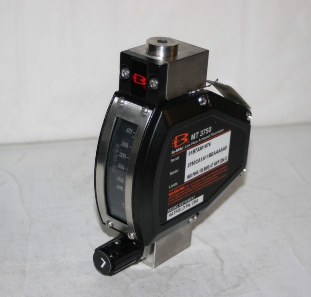 Brooks MT3750 Adjustable Flow Meter SS 1500 Psig 1/4" NPT ...