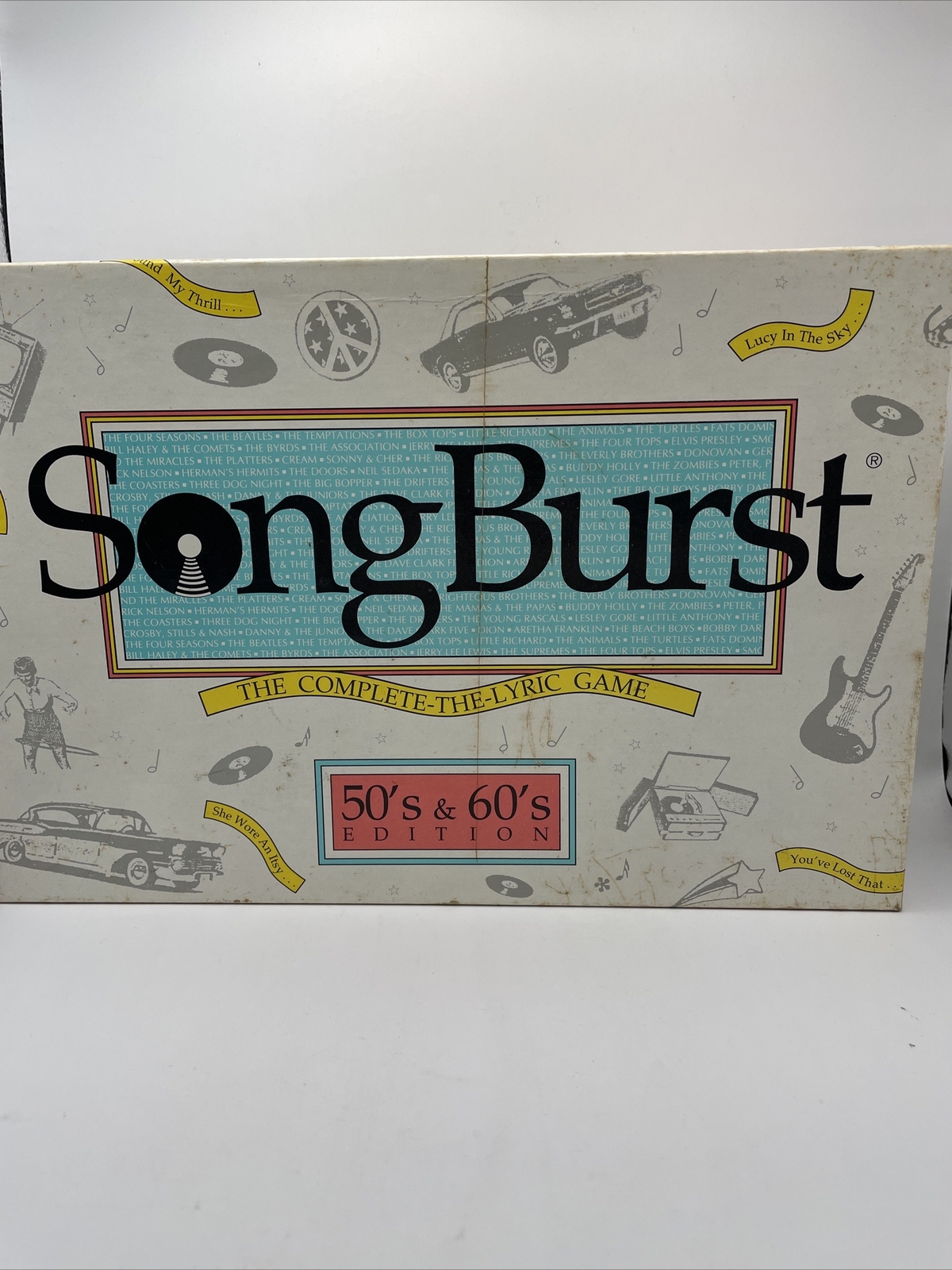 Song Burst The Complete Lyric Board Game of the 50's and 60's Edition ...