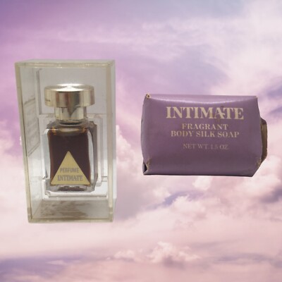 Vintage Revlon Intimate Parfum 1/8 Fl Oz + RARE Intimate Fragrant Body ...