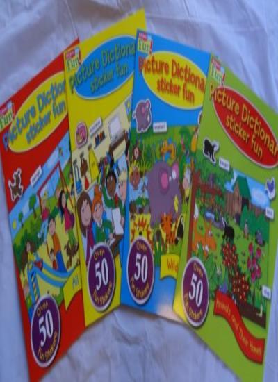 Holland Publishing 862H Picture Dictionary Sticker Fun Childrens | eBay