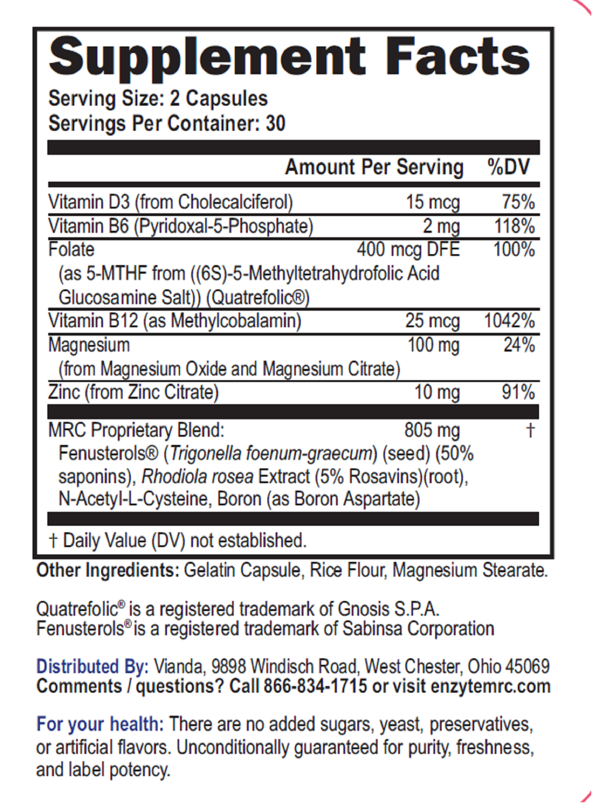 Enzyte MRC | Testosterone Support, Muscle + Strength, Energy Booster ...