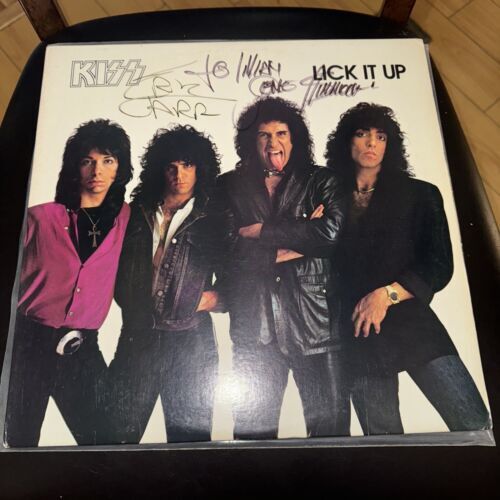 Kiss Signed Vinyl Album, Signed By Eric Carr And Gene Simmons | eBay
