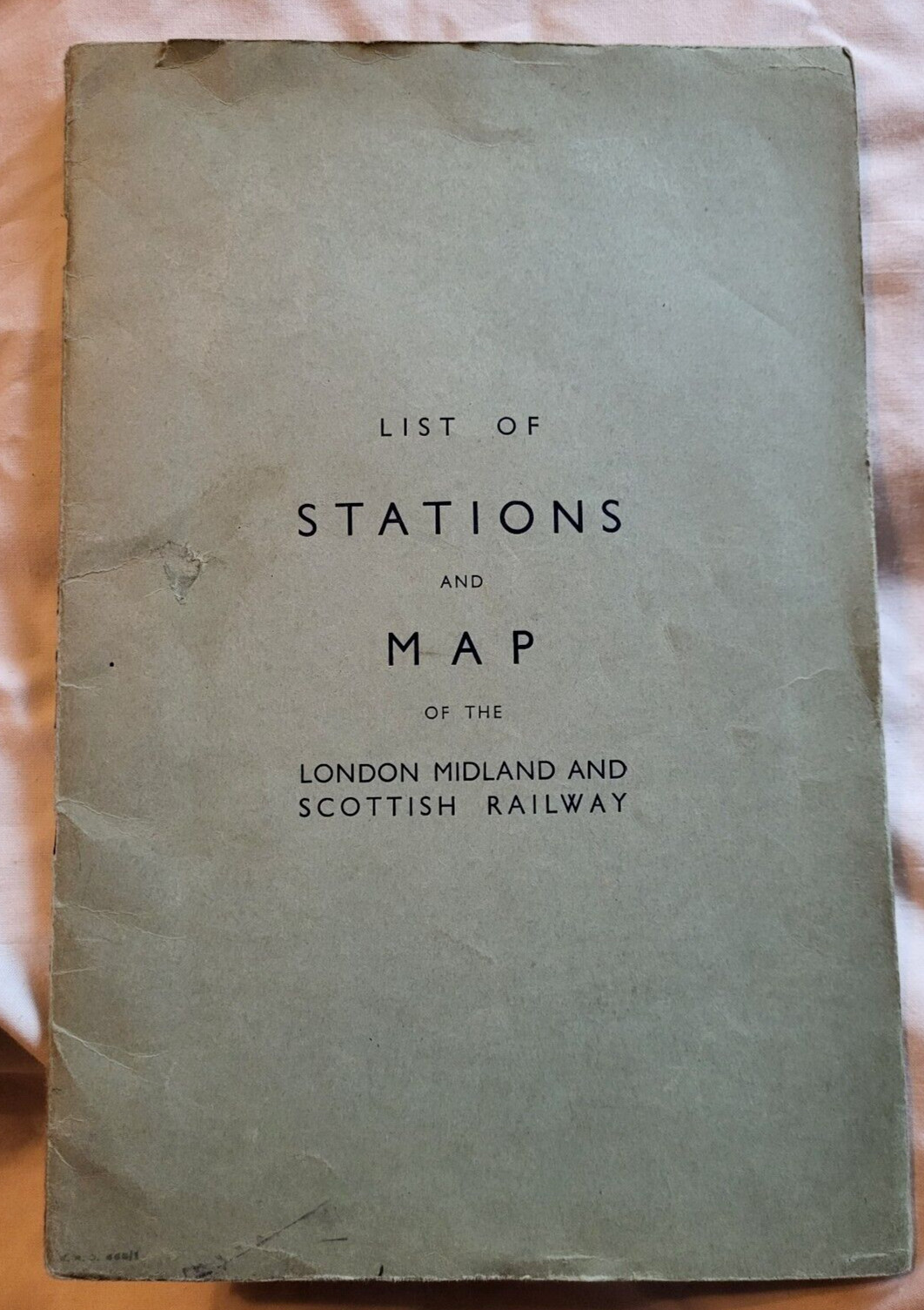 LMS List Of Stations & Maps In 4 Sections | Grelly UK