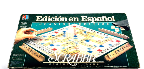 Vintage Scrabble Edición En Español Spanish Edition Family Crossword ...