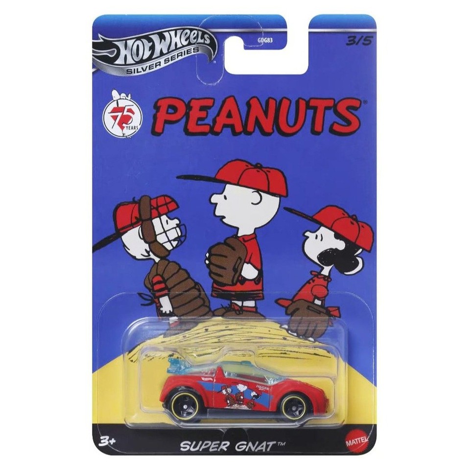 Hot Wheels Silver Series Peanuts Super Gnat Diecast Car NEW | eBay ...