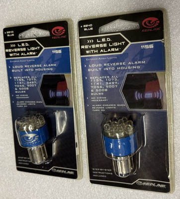 1156 12v Led Reverse Beeper Back Up Alarm Warning Alert Light Bulb ...