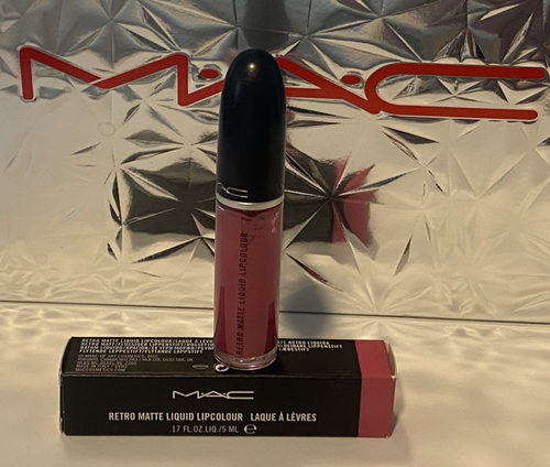 MAC Retro Matte Liquid Lipcolour Lipstick #133 Metallic Rose 5ml/0.17 ...