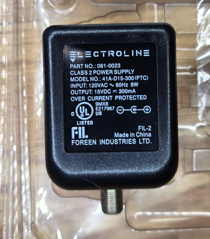 Electroline EDA2800 RF Amplifier Inserter Power Supply House Amp