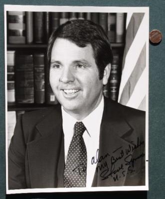 1981-93 Idaho Senator 1973-81 Congressman Steve Symms signed ...