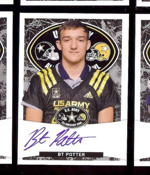 BT B.T. POTTER Pittsburgh Steelers - Clemson Tigers 2018 Leaf *TOUR ...