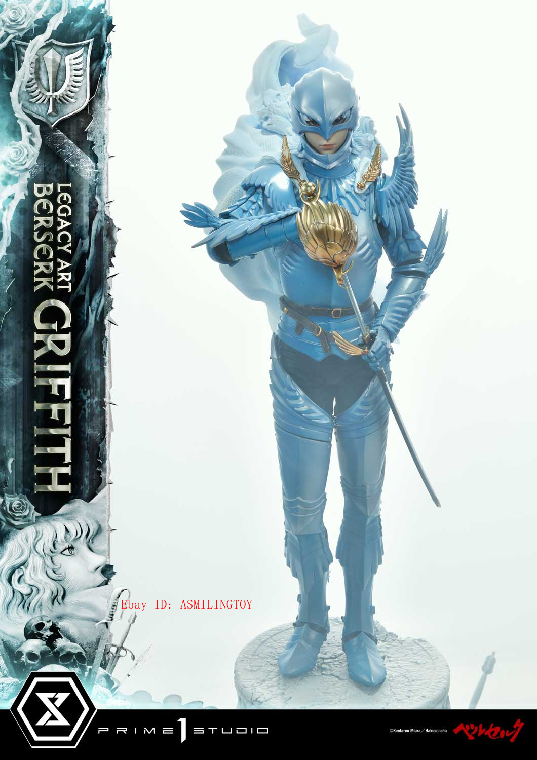 Prime 1 Studio LABR-02S Legacy Art Berserk Griffith Statue with Bonus ...