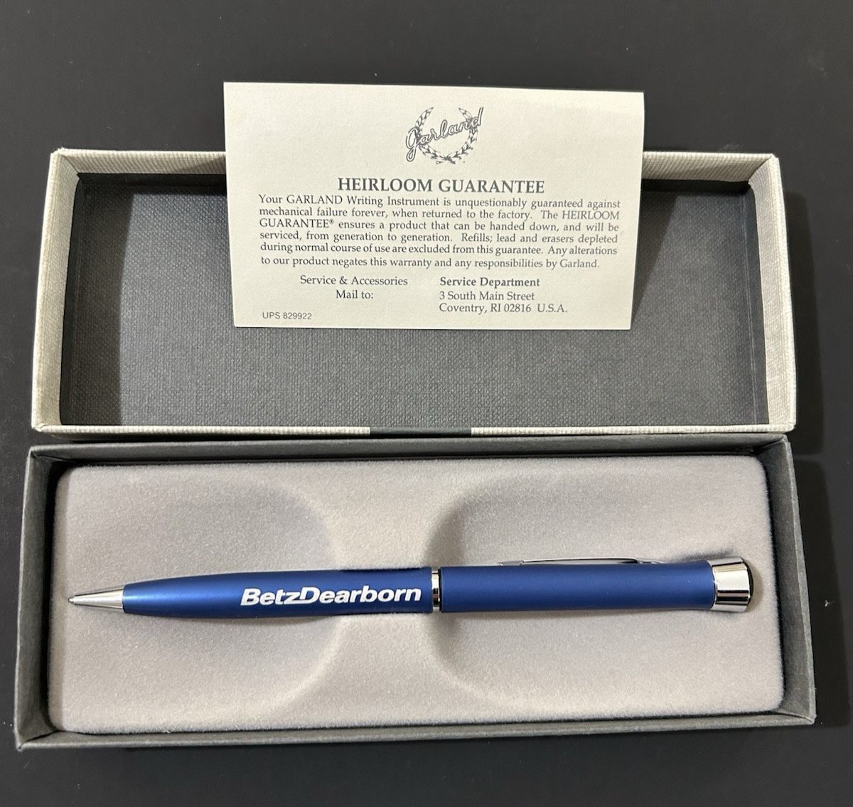 Vintage Garland Pen w/box (A2): BetzDearborn: Bubble Top Blue & Green ...