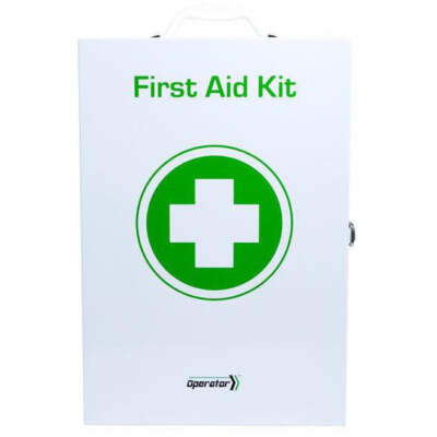 NEW OPERATOR 5 Series Metal Tough First Aid Kit Cabinet Box Wall Mount ...