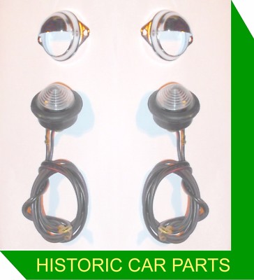 NUMBER PLATE LIGHTS x 2 for Triumph TR4 2138cc 1961-65 to replace Lucas ...