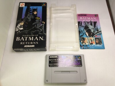 Batman Returns Super Famicom SFC SNES Japanese KONAMI w/ Box Manual | eBay