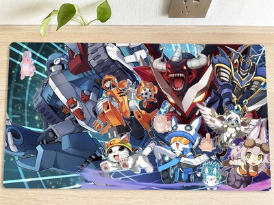 YuGiOh Machina Megaform Playmat TCG CCG Table Pad Trading Card Game Mat ...