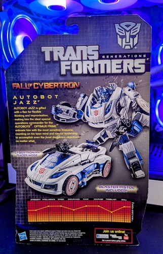 Hasbro Transformers Generations Fall of Cybertron Autobot Jazz Deluxe ...