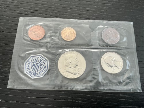 1963 US Mint Silver Proof Set Philadelphia Three 90% Silver Coins .99 ...