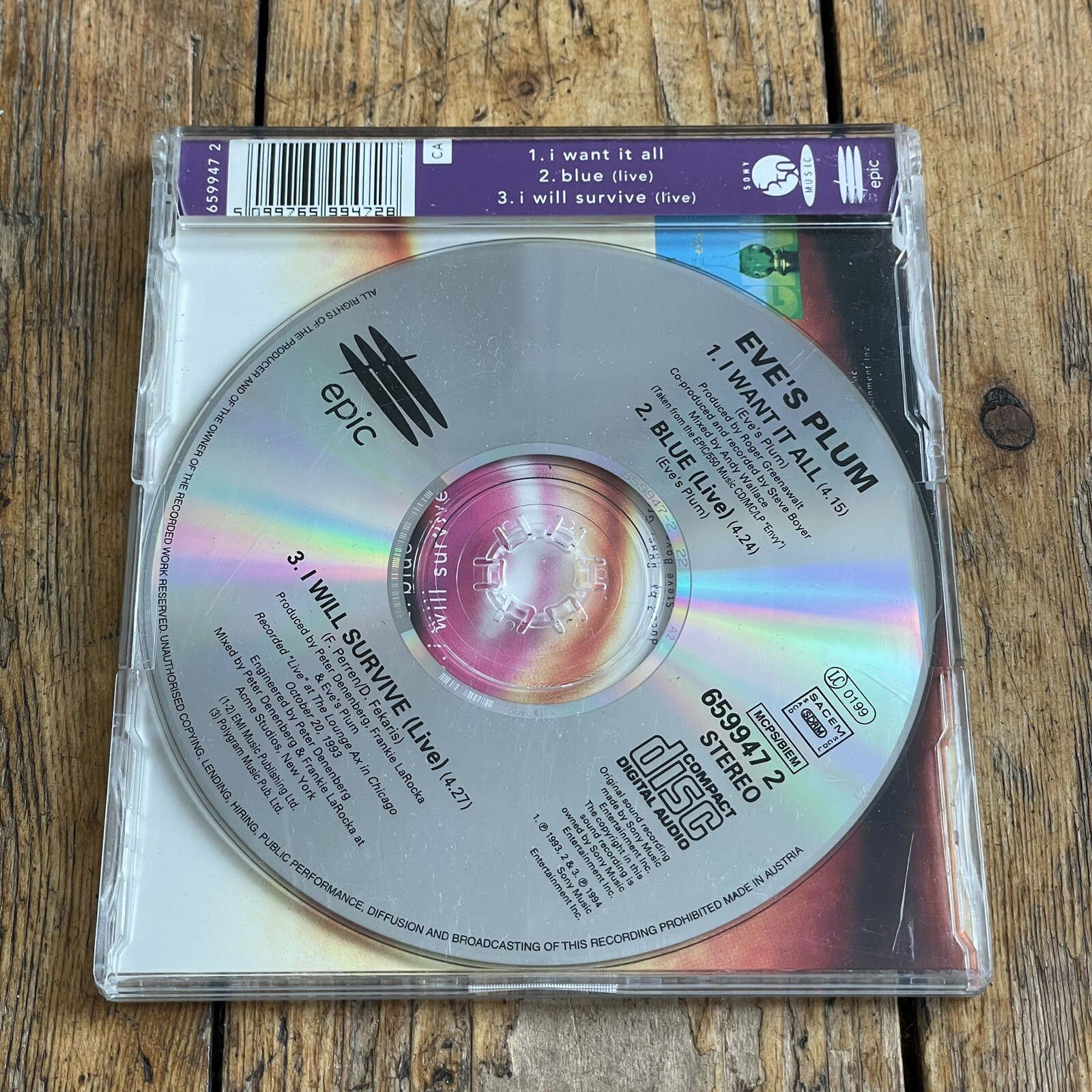 EVE'S PLUM - I WANT IT ALL CD MINT | eBay