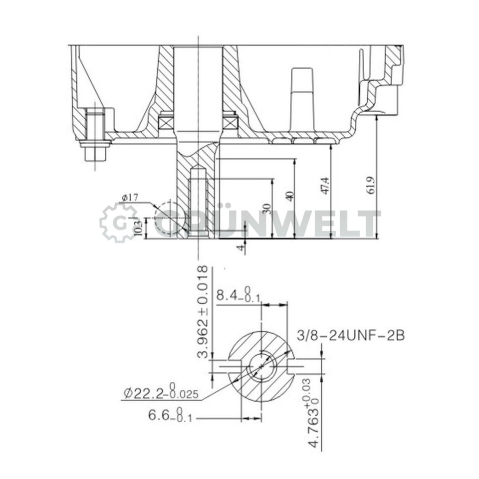 Loncin LC1P75F/B 224 ccm Motor Benzinmotor 4-Takt Standmotor ...