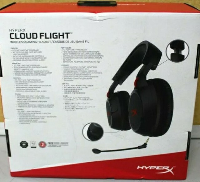 HyperX HX-HSCF-BK/AM 2.4 GHz Wireless Gaming Headset with Microphone ...