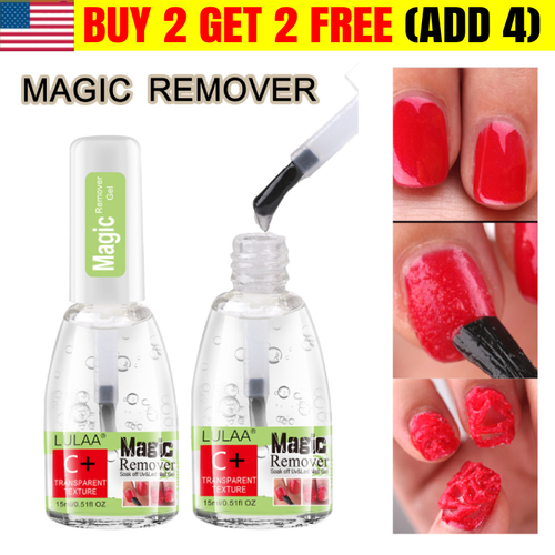 Burst Nail Gel Magic Remover Polish Soak Off Gel Coat Cleaner Degreaser ...